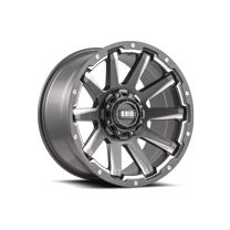 Grid OffRoad Custom Wheel for 20x10 Rim Gloss Graphite w/ Chrome Insert ...