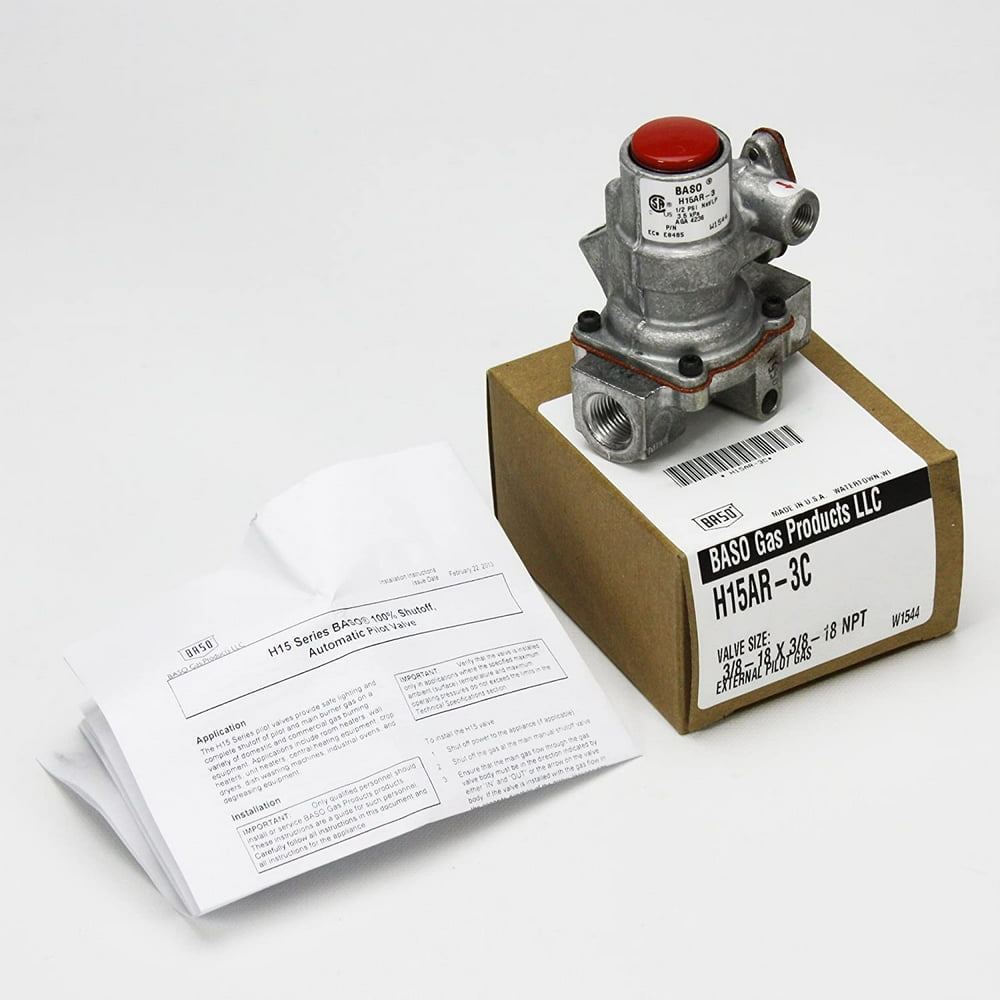 BASO GAS PRODUCTS LLC Baso Safety Valve 3/8" NPT Inlet and Outlet ...