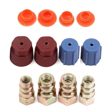 Set Of 4 A/c R-12 To R-134a Low/high Side Retrofit Conversion Adapter ...