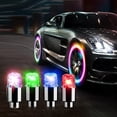 Waterproof LED Tire Valve Cap Light – 4 Pack Motion Sensor Wheel Lights ...