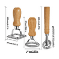 Ravioli Pasta Cutter Set, Ravioli Stamp Maker with Wooden Handle for ...
