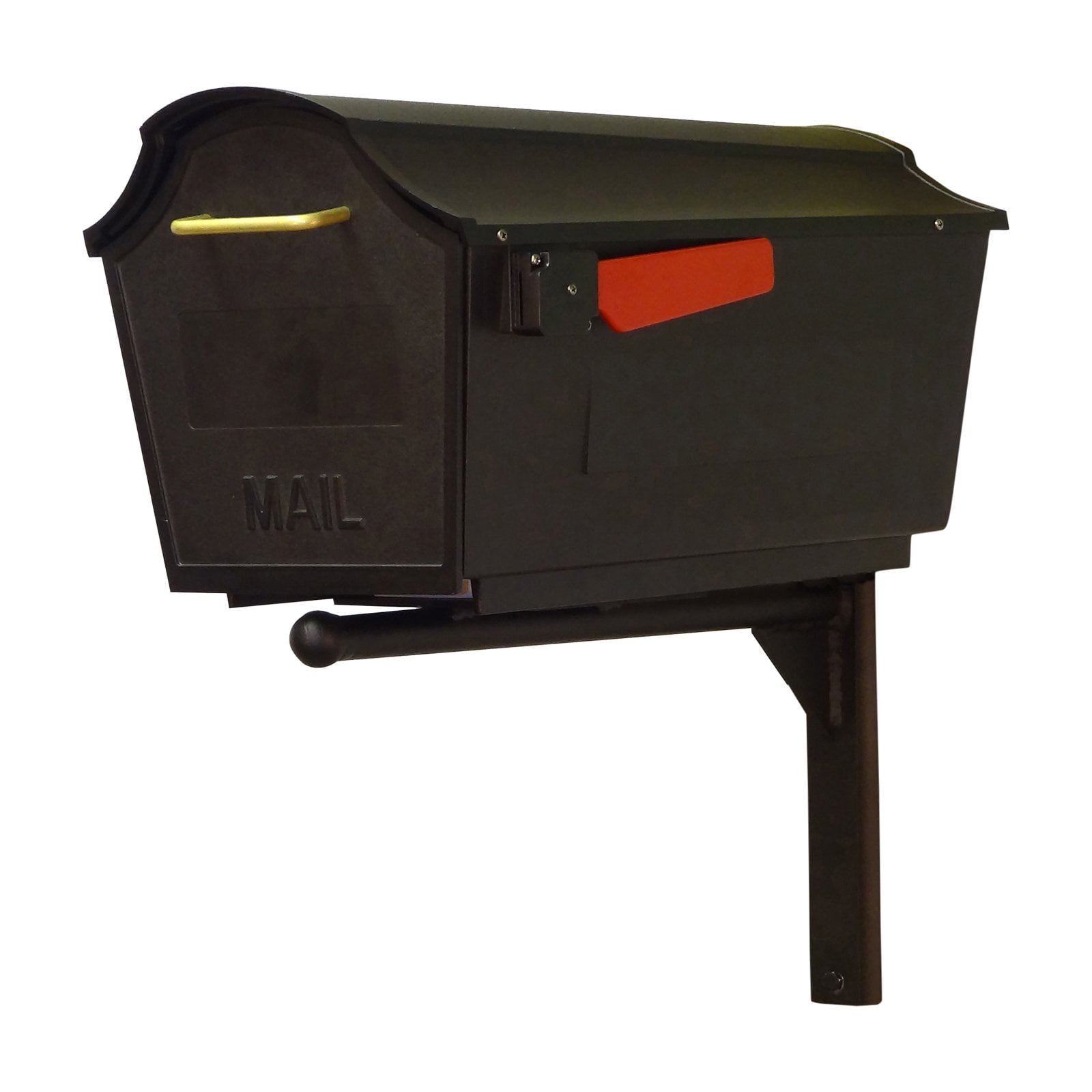 Special Lite Products Town Square Curbside Mailbox with Ashley Mailbox ...
