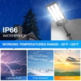 Solar Street Lights Outdoor,20000LM LED Solar Street Lights with Remote ...