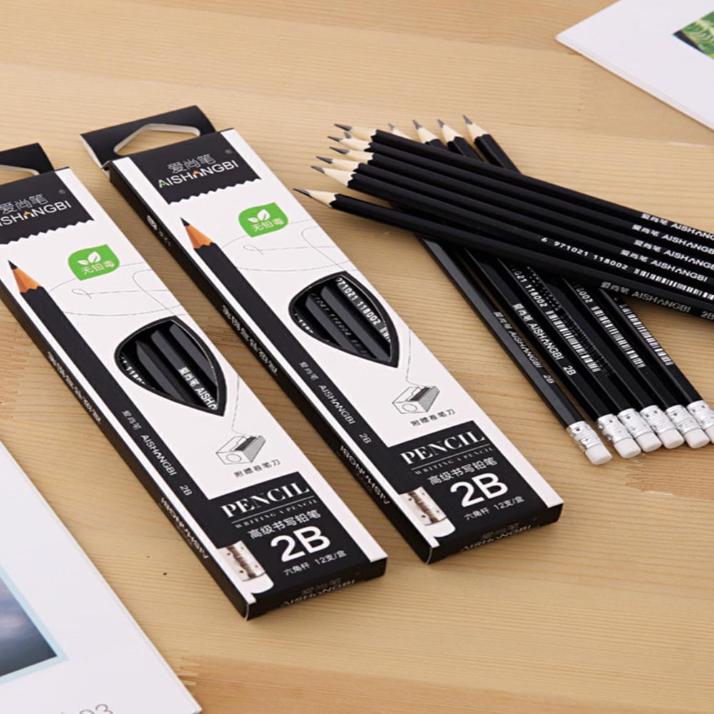 Click here for Lngoor 1 Box Of 12pcs 2b Pencils One-Size prices