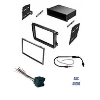 ASC Audio Car Stereo Dash Kit, Wire Harness, Antenna Adapter for VW ...