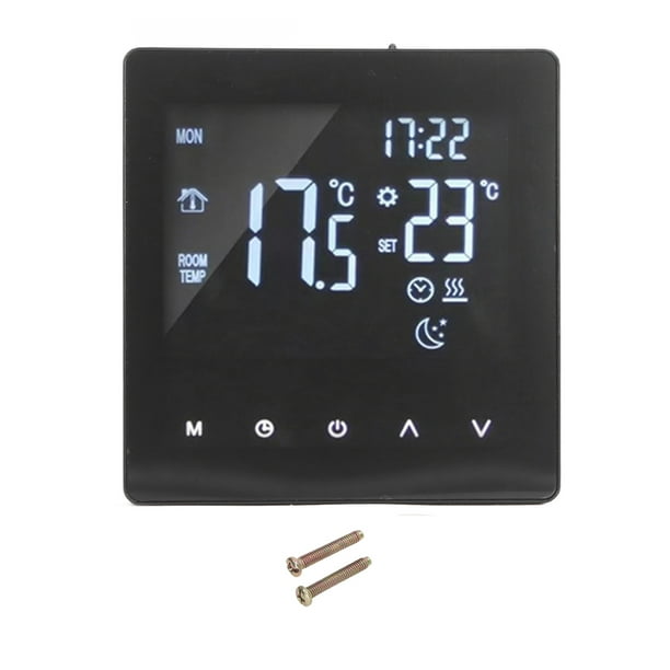 LLC Digital Thermostat LCD Display Programmable Smart Touch Screen ...