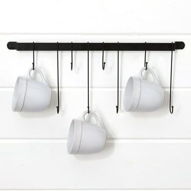 Mkono 2 Pack Wall Mounted Metal Mug Hanger for Kitchen, Coffee Tea Cup ...