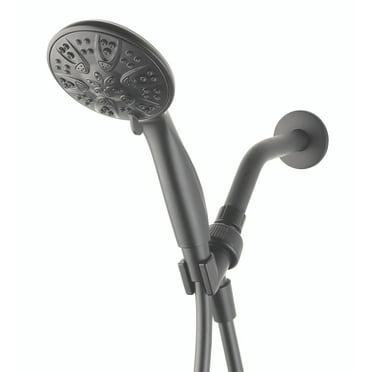 Mainstays Handheld Shower Head Chrome with 5 Spray Settings, WaterSense ...