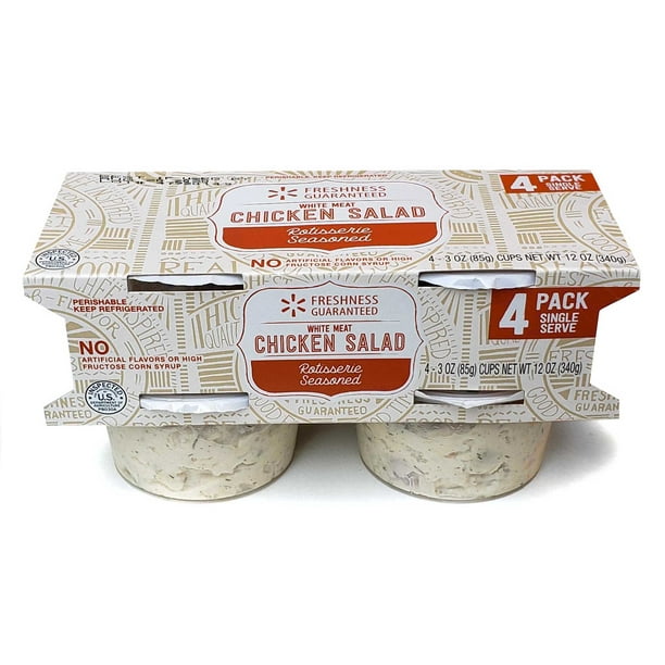 Freshness Guaranteed Chicken Salad 4pk - Walmart.com - Walmart.com