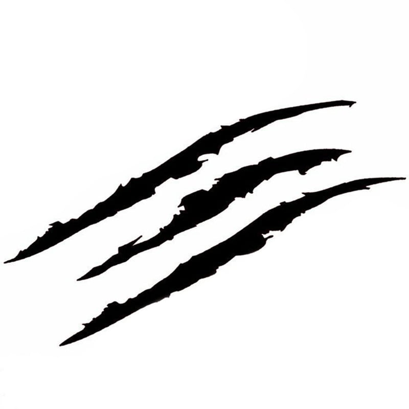 AkoaDa 1\/2Pcs Auto Car Sticker Reflective Monster Claw Scratch Stripe ... AkoaDa 1\/2Pcs Auto Car Sticker Reflective Monster Claw Scratch Stripe ...