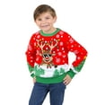 SoCal Look Girls Ugly Christmas Sweater Rudolph The Red Nose Pullover 5 ...