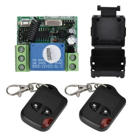 Wireless Remote Control Switch Relay Transmitter Receiver Wireless ...