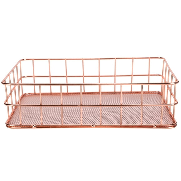 Rose Gold Wire Basket
