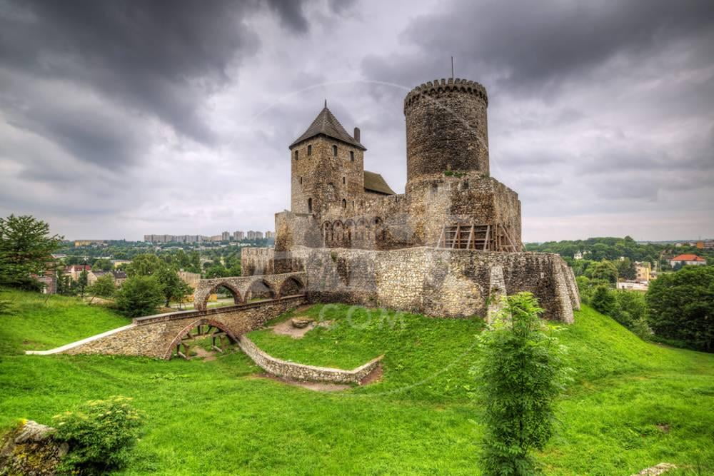 Medieval 14Th Century Castle in Bedzin, Poland, Unframed Photographic ...
