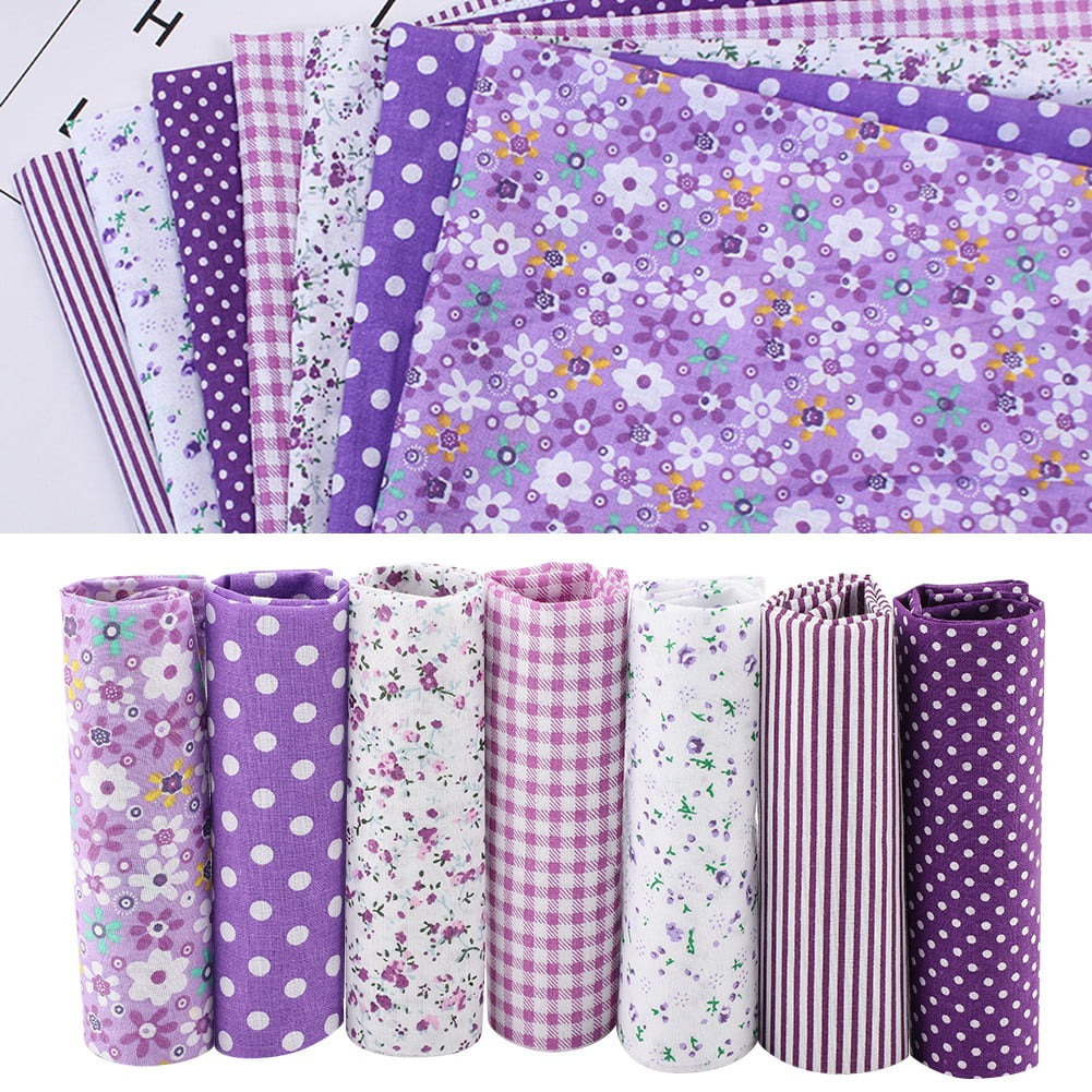 Click here for Meetca Pre Cut Cotton Fabric Bedding 7pcs 25*25cm... prices