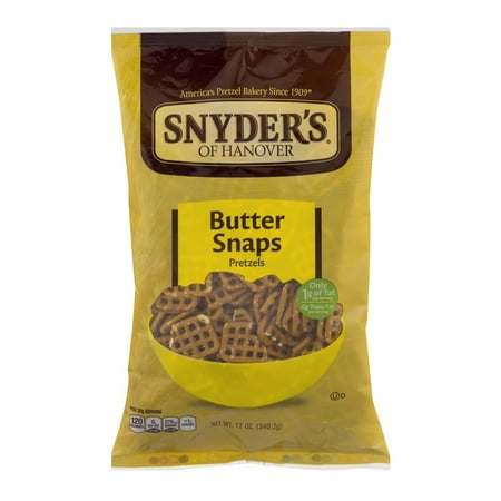 Snyder's Of Hanover Butter Snaps Pretzels, 12.0 OZ - Walmart.com