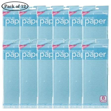 Light Blue Tissue Paper 8/Pkg by Darice - Pack of 12 | Walmart Canada