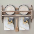 3 Pack Marble Texture Kitchen Towels Abstract Black Gold Gradient Art ...