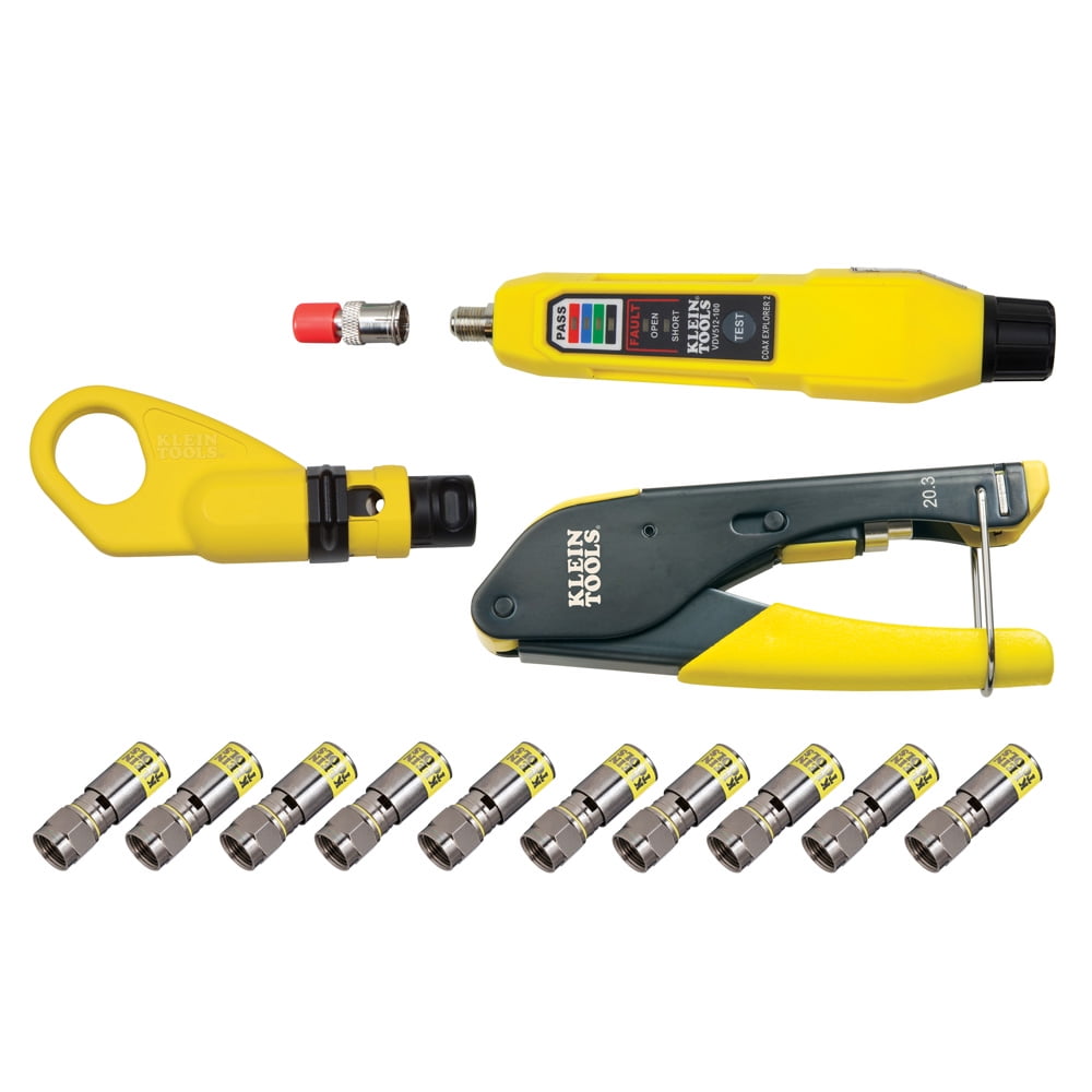 Klein Tools VDV002-818 Coax Installation & Test Kit - Walmart.com