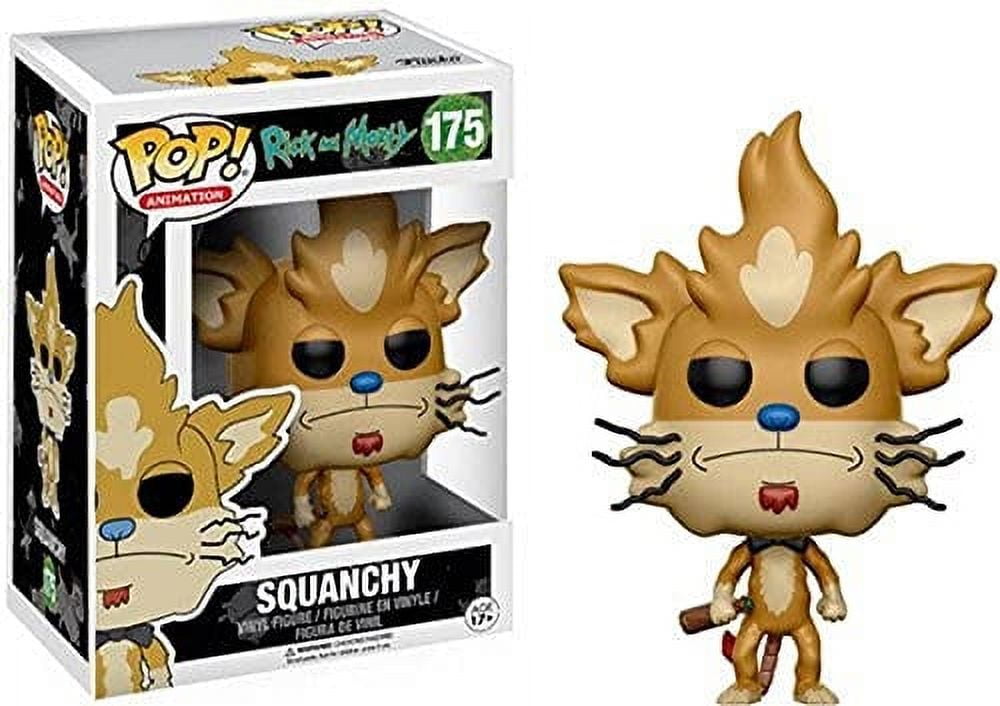 Figura de acción de Rick and Morty Squanchy de Funko POP Ani | Walmart ...