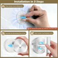 4 Pack Heavy Duty Suction Cup Hooks for Shower & Glass Window, No Drill ...