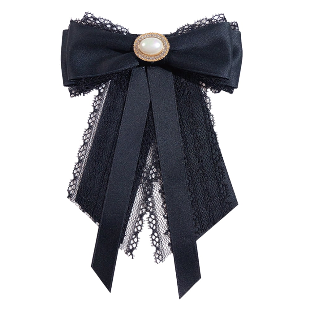 Click here for Shisuyan 1pc Imitation Pearl Bow Brooch Ribbon Pre... prices