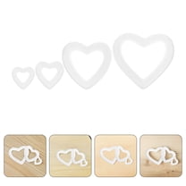 20-Pack White Polystyrene Foam Hearts – Heart-Shaped Craft Foam for DIY ...