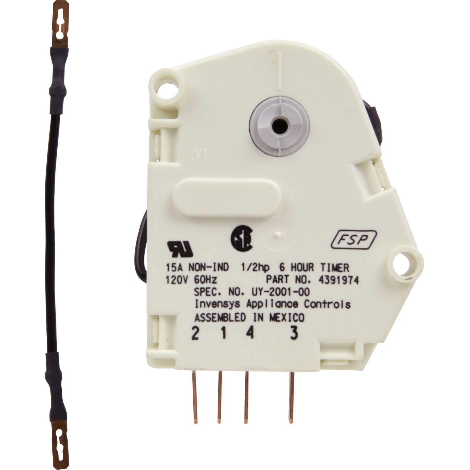 Whirlpool 4391974 Defrost Timer - Walmart.com
