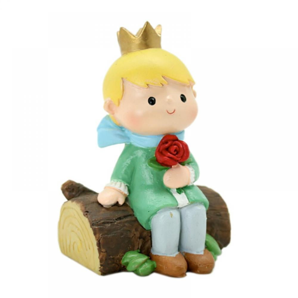 Little Prince Ornaments Resin Prince Doll Cartoon Prince Statue Kids ...