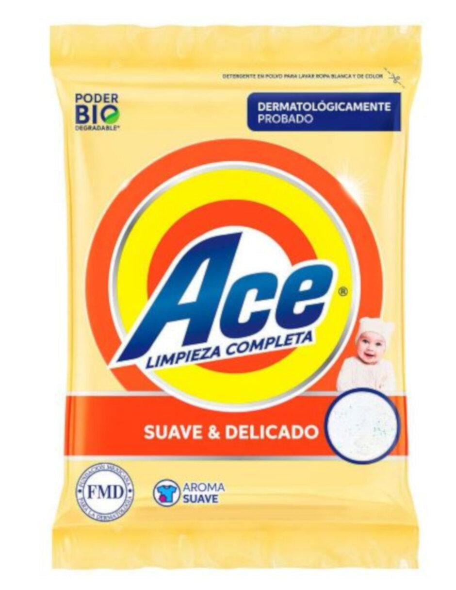 Pack de 10 Detergentes en Polvo Ace Suave y Delicado 900 gr Ace Sjuave ...