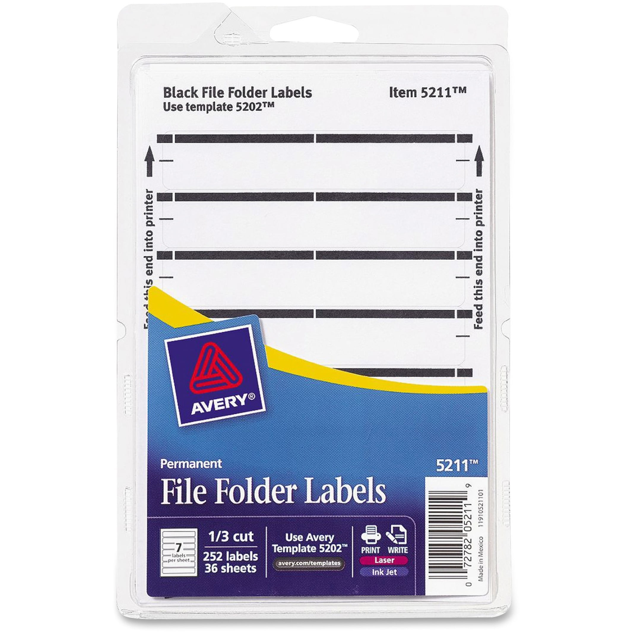 Avery Typewritten/Handwritten Filing Label - Walmart.com