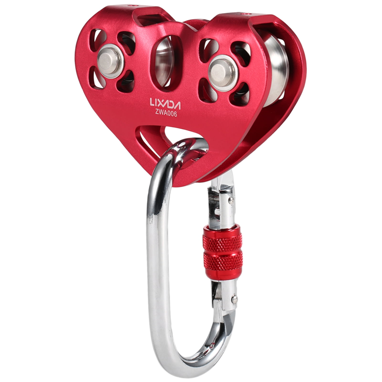 Polea doble para carro de cable Lixada de 30 kN con tornillo de 25 kN ...