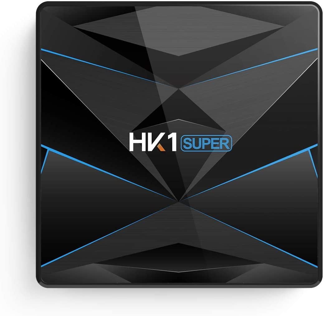 Android 9.0 TV Box HK1 Super with Dual-WiFi 2.4GHz/5GHz 4GB RAM 128GB ...