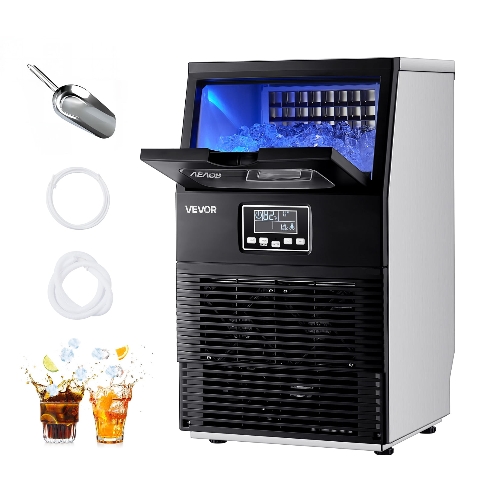 Click here for Vevor Commercial Ice Maker Machine  80 Lbs/24h Wit... prices