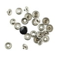 12 Packs: 7 ct. (84 total) Black Heavy Duty Snaps by Loops & Threads ...