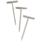 Business Source High Quality Steel T-pins 2" Length x 0.6" Width - 100 ...