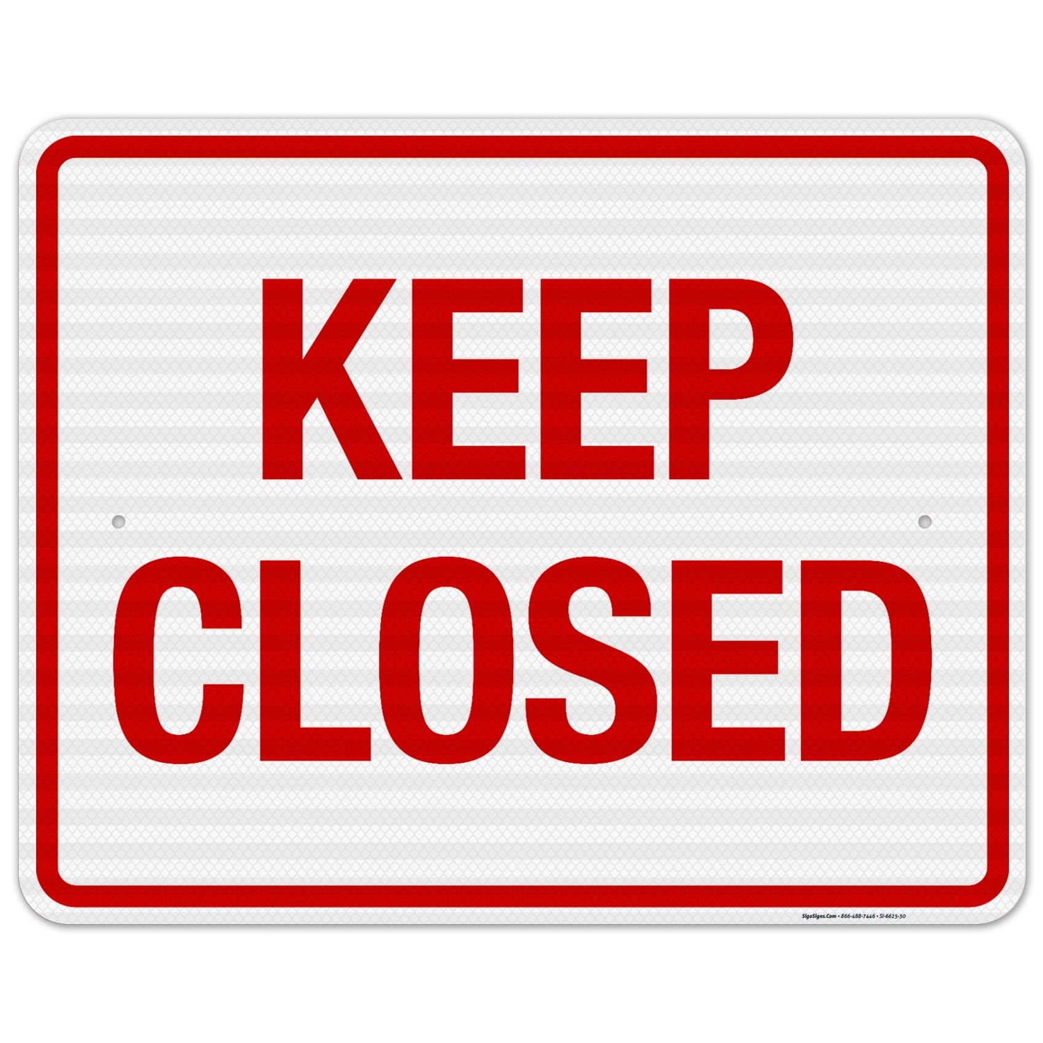 Keep Closed Sign, Pool Sign, - Walmart.com
