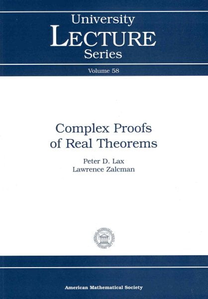 Pre-Owned Complex Proofs of Real Theorems - Walmart.com