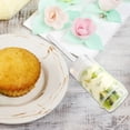30pcs Clear Plastic Round Cake Holders with Lids, Reusable Dessert ...