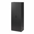 Mainstays 60" 2 Door Storage Cabinet, Black - Walmart.com
