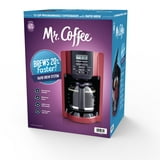 Mr. Coffee 12-Cup Programmable Coffeemaker with Rapid Brew and Water ...