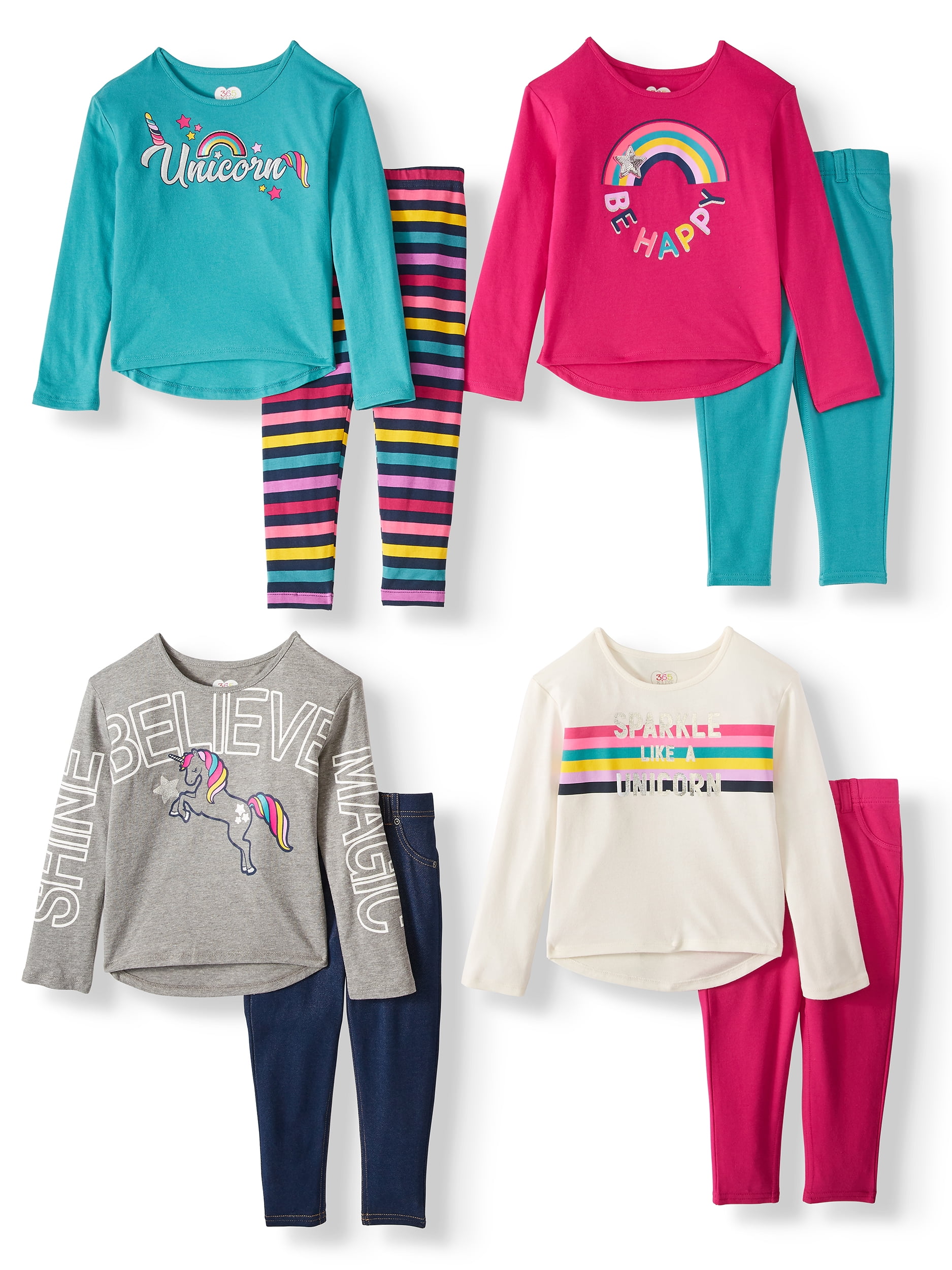 365 Kids From Garanimals Girls' Clothing Mix Match Kid-Pack Gift Box, 8 ...