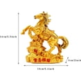 Chinese New Year Horse Statue, Feng Shui Zodiac Animal Sculpture for ...