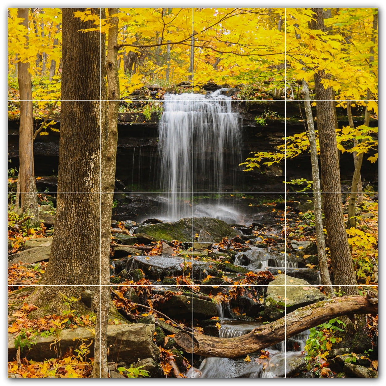 Picture-Tiles.com: Waterfalls Ceramic Tile Wall Mural WAL501098-44L. 32 ...
