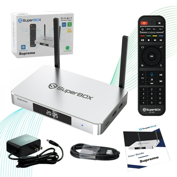 Superbox Supreme 2025 Fully Loaded with Premium Bonus Content, 8K Smart ...