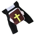 Dog Cats Priest Outfit Halloween Stand Up Soft Pet Costume Makeup Funny ...