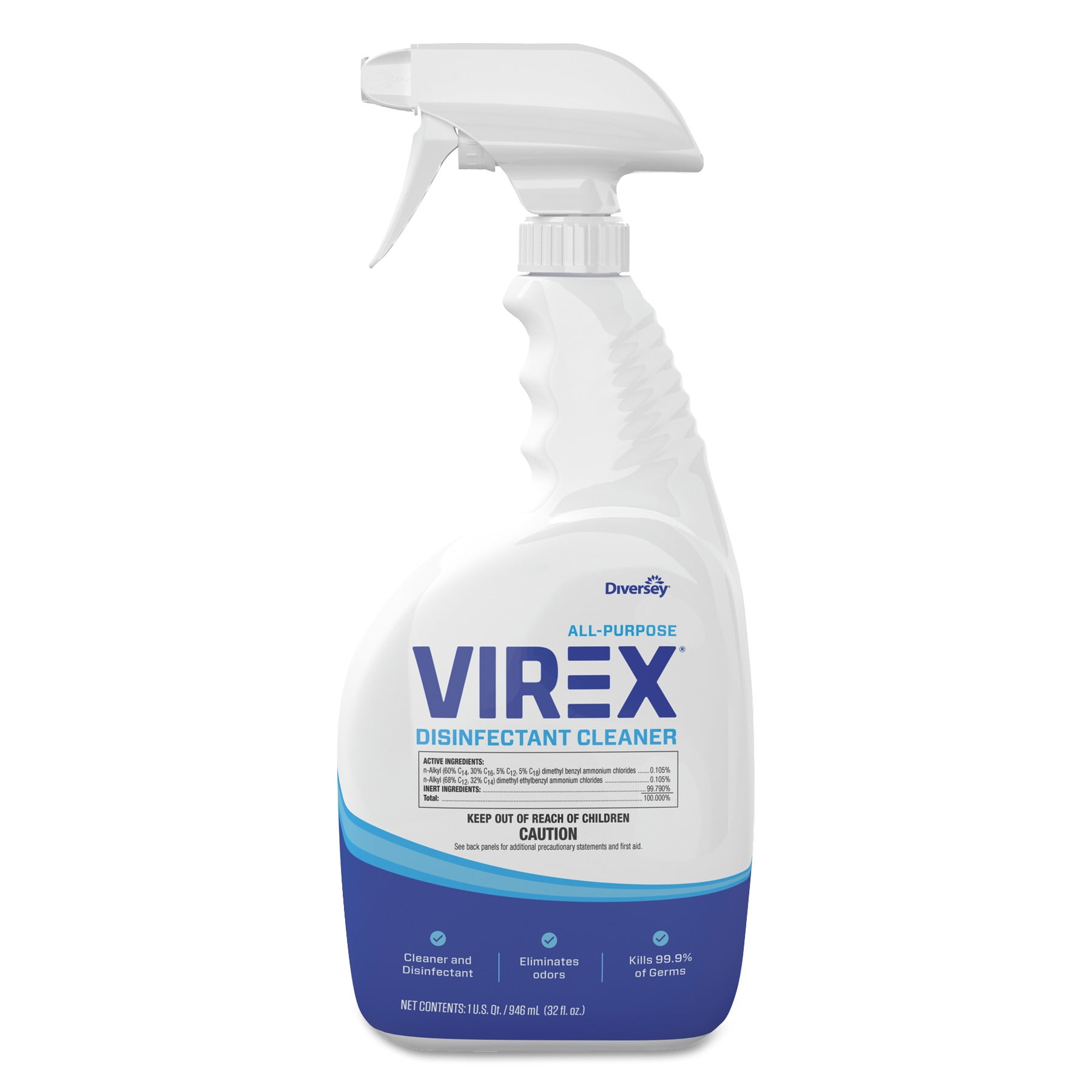 Diversey Virex All-Purpose Disinfectant Cleaner Citrus Scent 32 oz ...