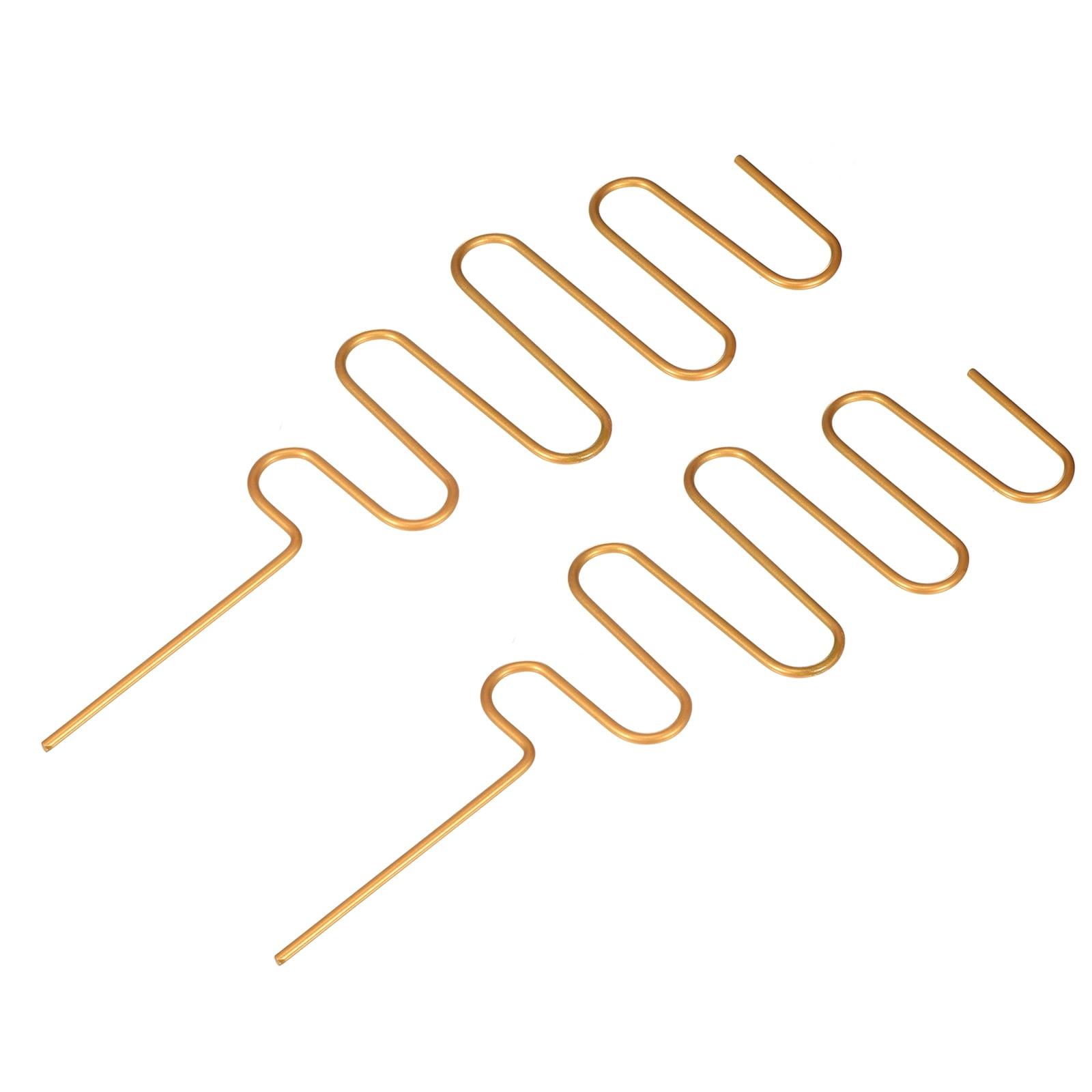 Uxcell Garden Plant Support Trellis Rings Iron Stake Bracket Bending ...