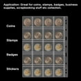 Plastic Coin Holders,Coin Pocket Pages -Bexikou 200 Pockets Coin ...