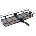 Maritcute Folding Trailer Hitch Cargo Carrier 500 Lbs Capacity 16 CuFt ...